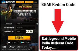 BGMI Redeem Code Today| Battlegrounds India (Working) Free Coupons