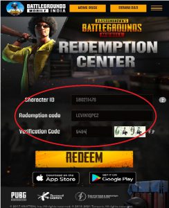 BGMI Redeem Code Today| Battlegrounds India (Working) Free Coupons