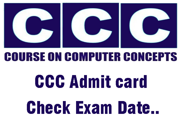 NIELIT CCC Admit card 2022 (OUT)| Check March Exam date, Hall Ticket