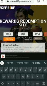 Free Fire Redeem Code Today [100% Working] Garena FF Reward Codes 2025