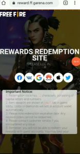 Free Fire Redeem Code Today [100% Working] Garena FF Reward Codes 2025