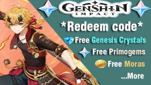 Genshin Impact Redeem Codes August 2025 (100% Working) Free Primogems Redemption Code