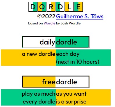 Dordle Game Answer Today (January 2026) Daily Dordle Two 5 Letter words ...