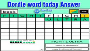 Dordle Game Answer Today (December 2025) Daily Dordle Two 5 Letter ...