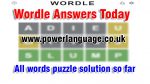 Wordle Answers Today (October 2025) All word game puzzle solutions so far